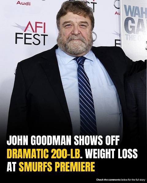 John Goodman Stuns Fans With 200-lb. Weight Loss At Smurfs Premiere ...