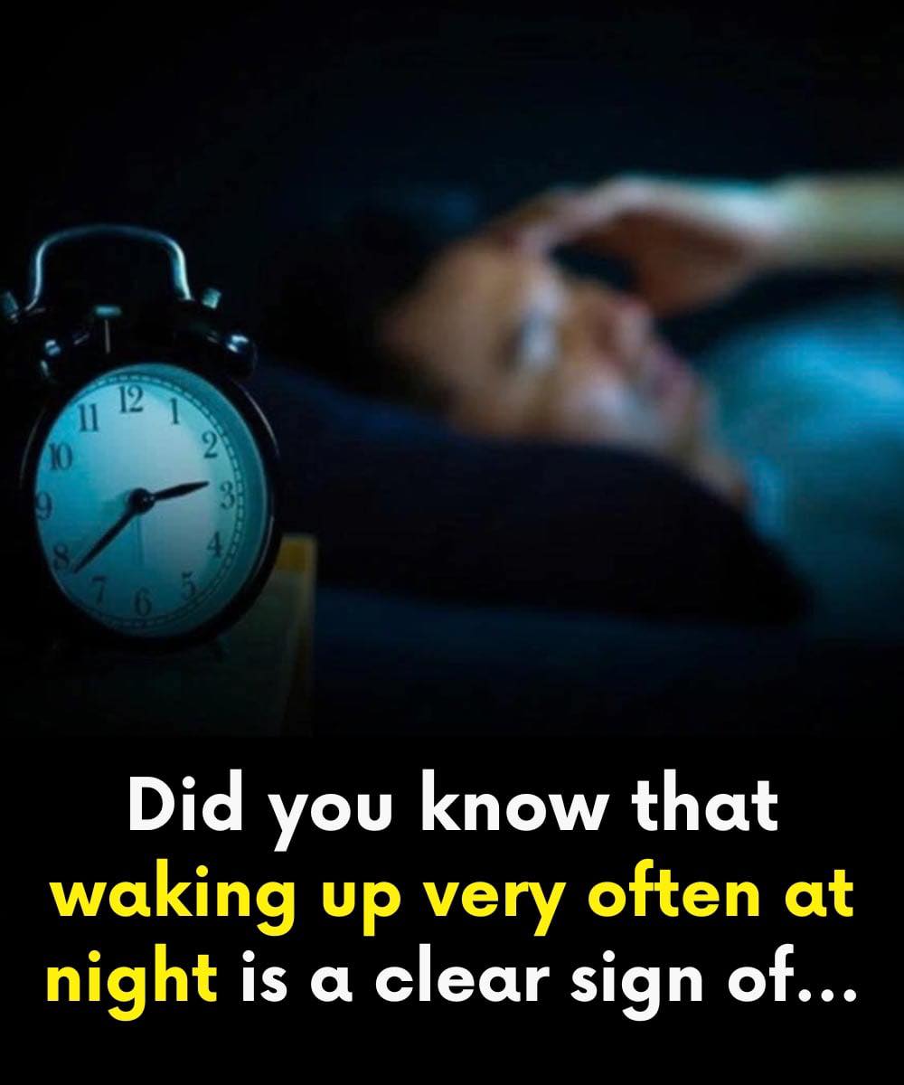 Did you know that waking up very often at night is a sign to take ...