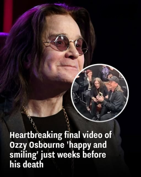 Heartbreaking final video of Ozzy Osbourne 'happy and smiling' just ...