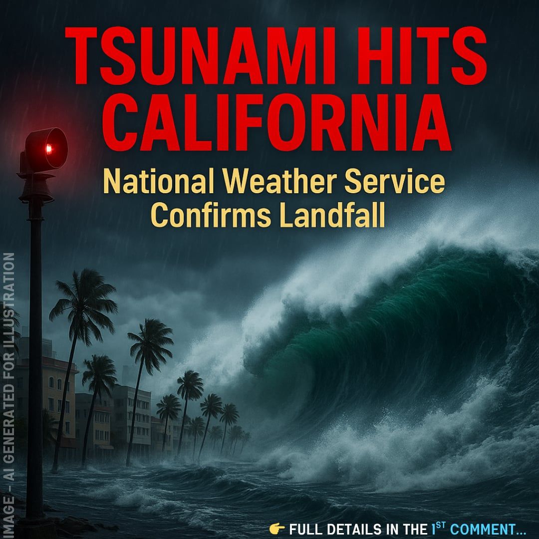 TSUNAMI HITS CALIFORNIA COAST — Here's What Actually Happened ...