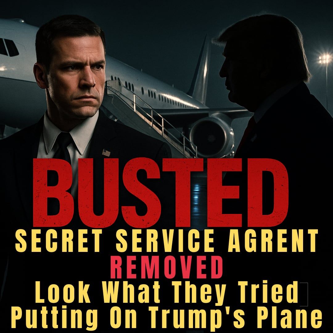 Secret Service Agent Caught Sneaking Something Onto Trump Plane ...