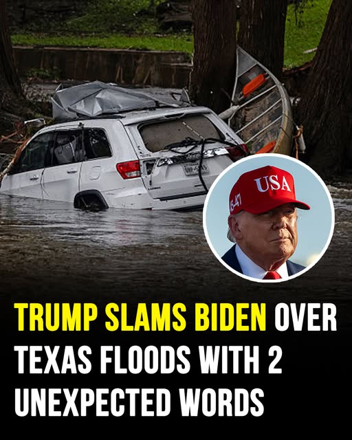 Donald Trump calls Texas flash flood “Biden setup”. - Weveryday Stories