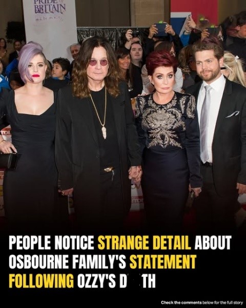 Osbourne Family Releases Statement — But One Strange Detail Has ...