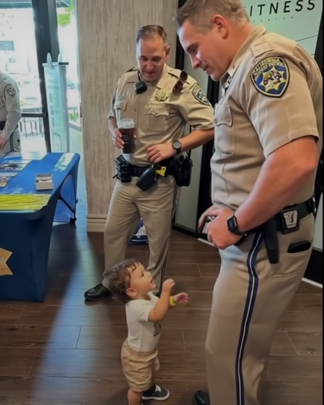 MY SON BECAME BEST FRIENDS WITH TWO POLICE OFFICERS WHILE I WAS JUST ...
