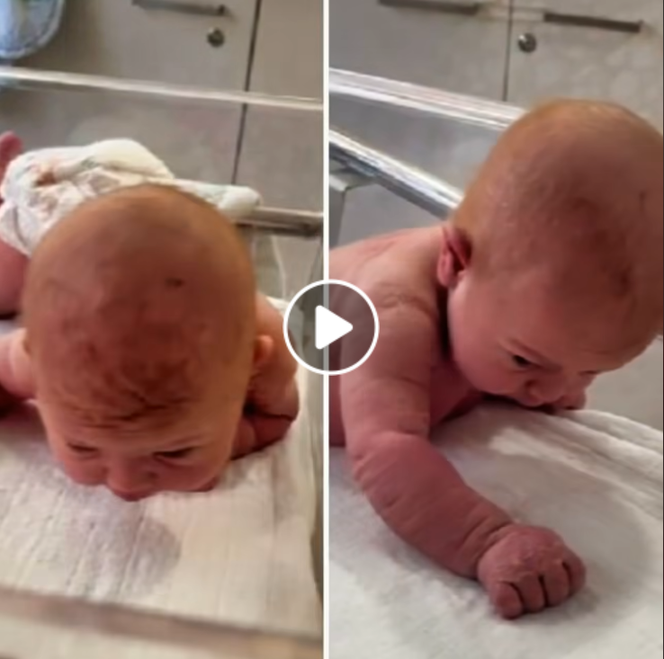 A Miracle Newborn Who Crawls, Lifts Head, And Starts Talking: Watch The ...