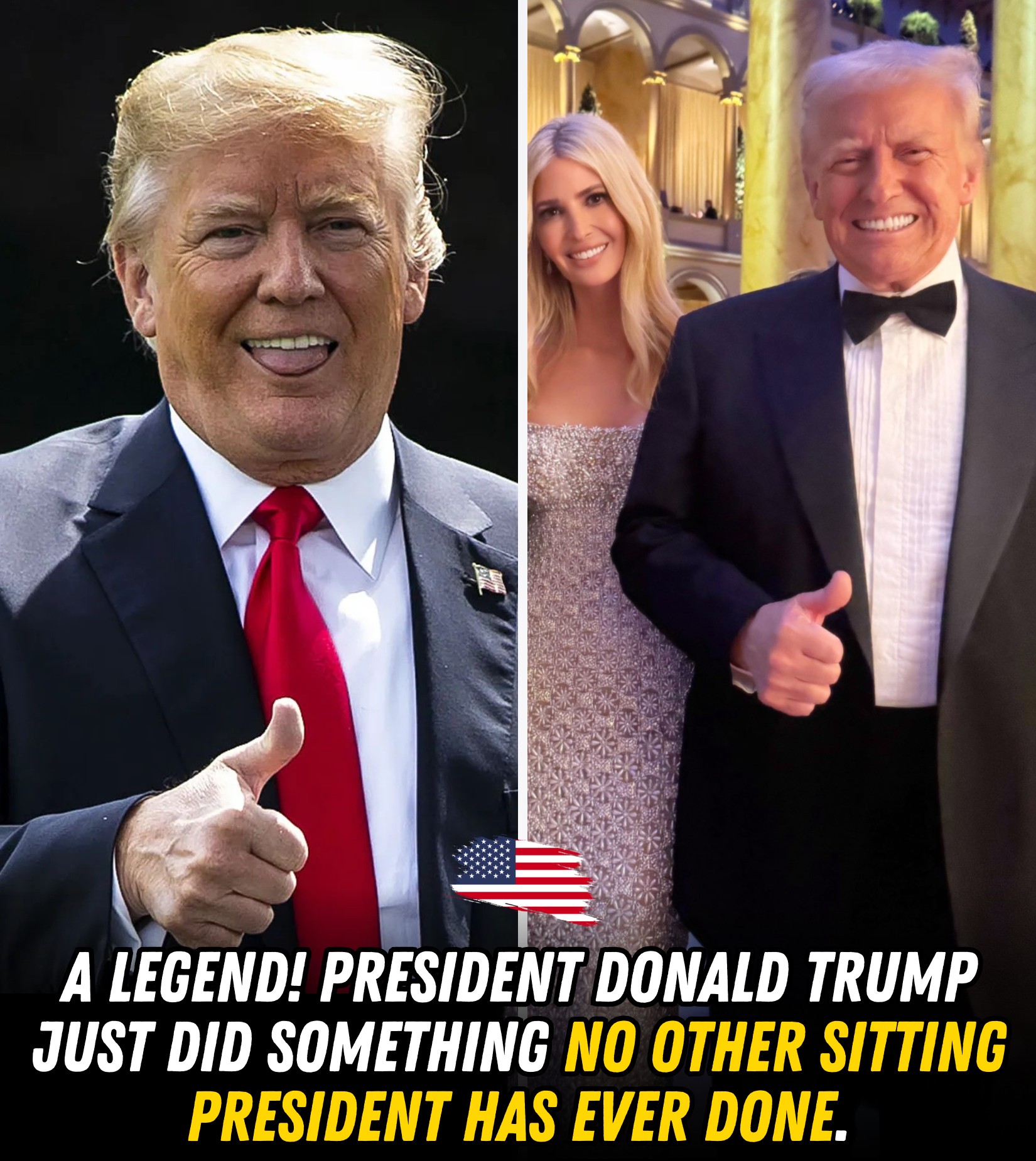 President Donald Trump has achieved something unprecedented for a ...
