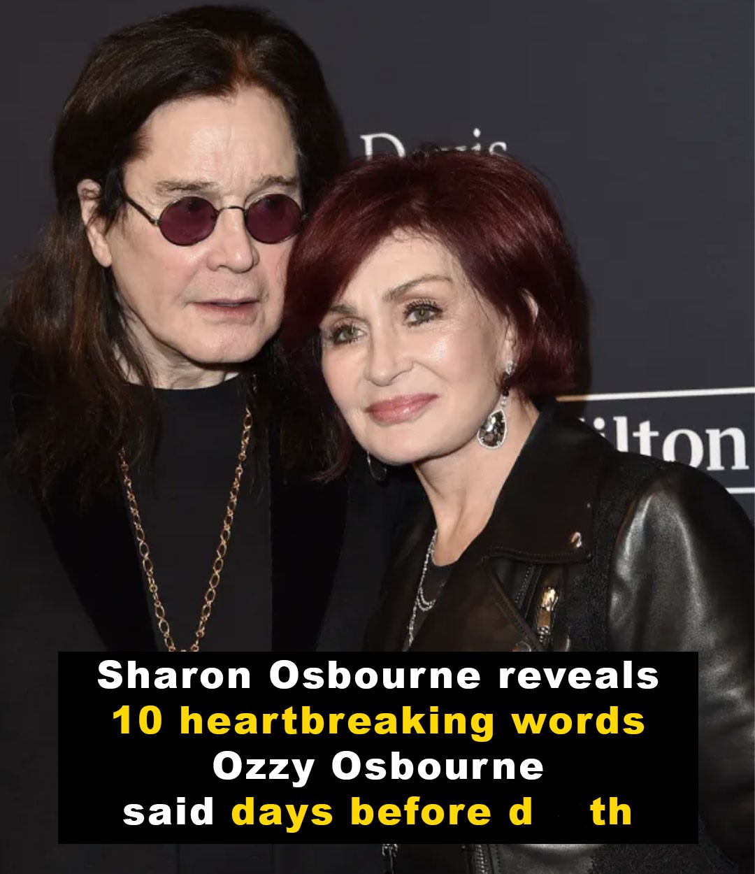 Ozzy Osbourne’s sorrowful 10-word statement addressed to Sharon ...