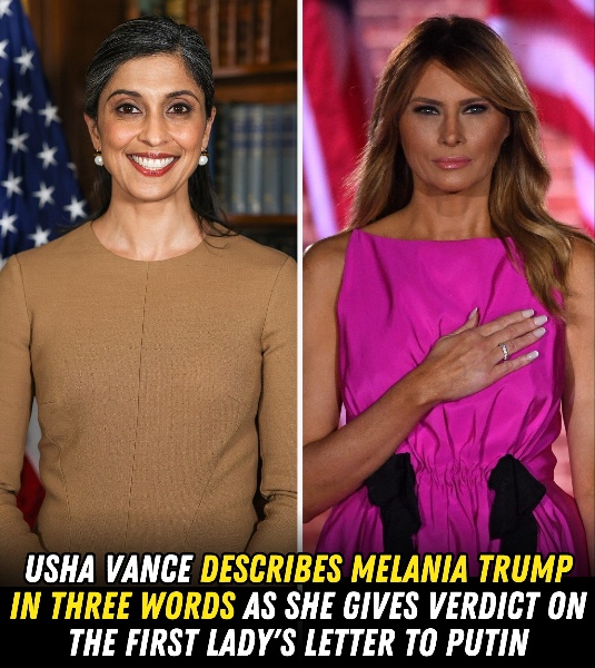 Usha Vance sums up First Lady Melania in three words following her ...