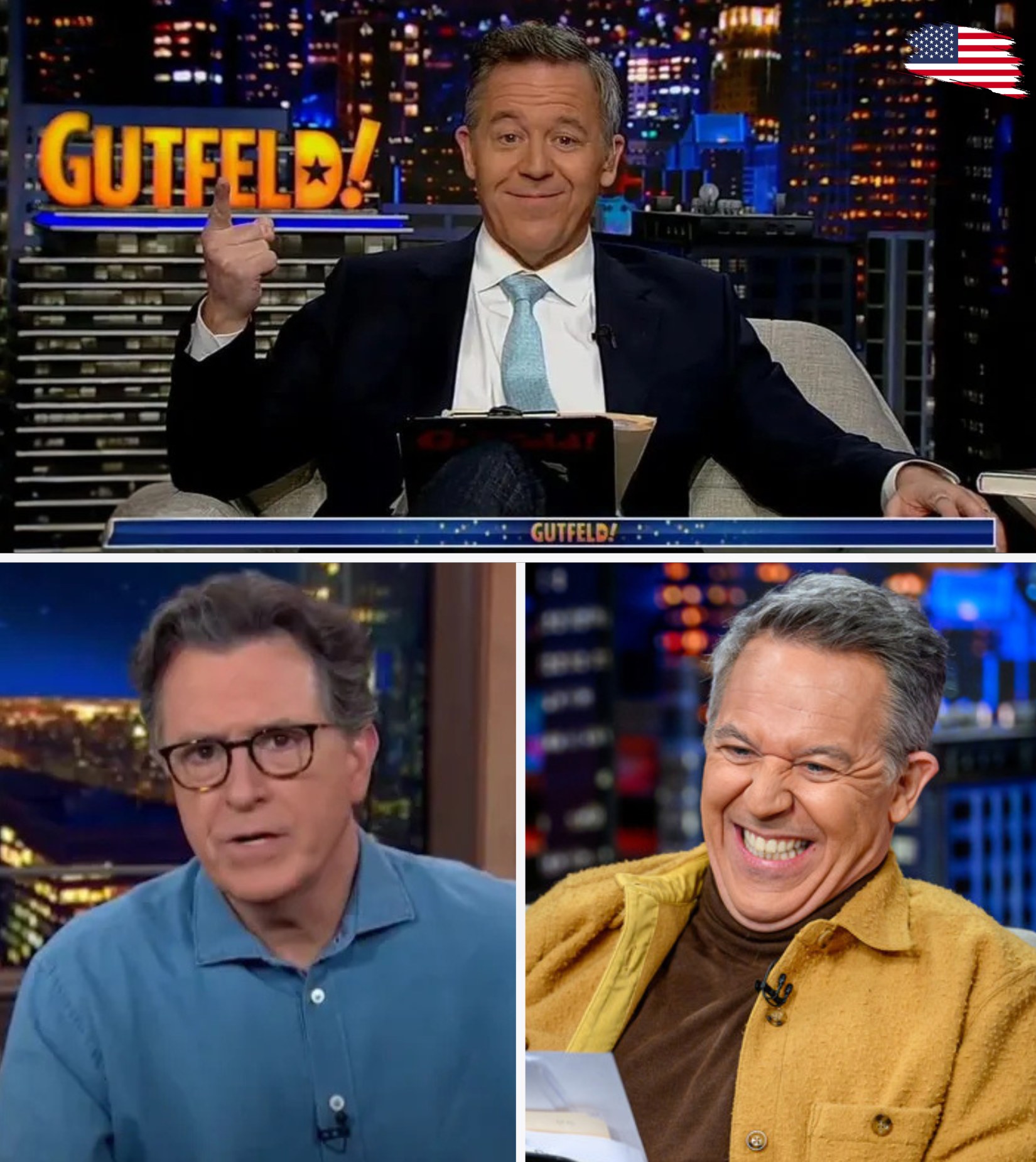 Greg Gutfeld Tops The Late Night Charts As Cbs Ends Colbert S Run