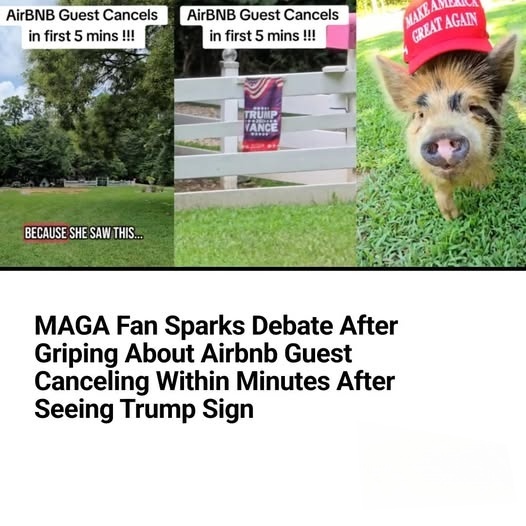 MAGA Fan Sparks Debate After Griping About Airbnb Guest Canceling ...