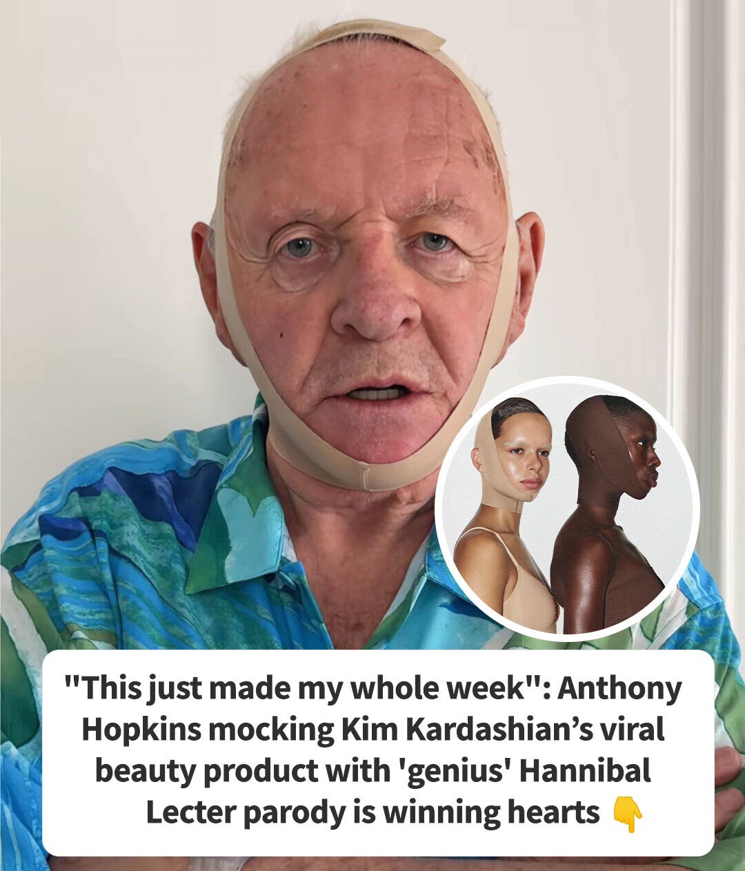 Anthony Hopkins pokes fun at Kim Kardashian using a Hannibal Lecter ...