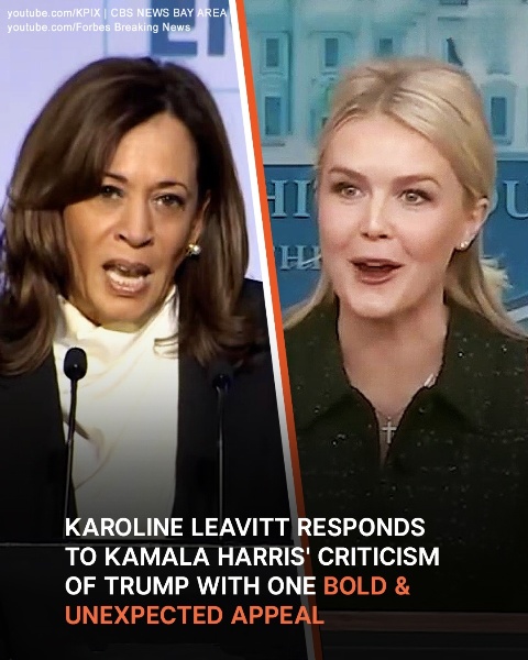 Stephen Miller and Karoline Leavitt Respond to Kamala Harris’ Critique ...