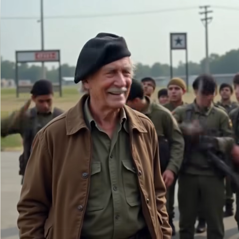 Marine Receives First Salute from Grandfather, WWII Veteran - Weveryday ...