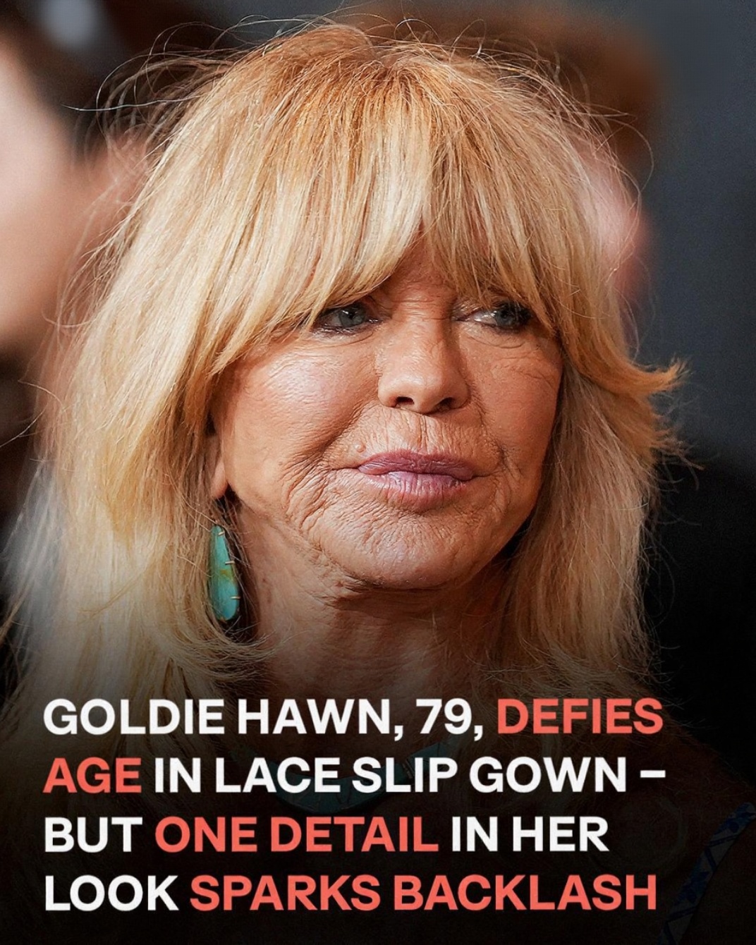 Goldie Hawn, 79, Turns Heads in a Silky Lace Gown During Latest ...
