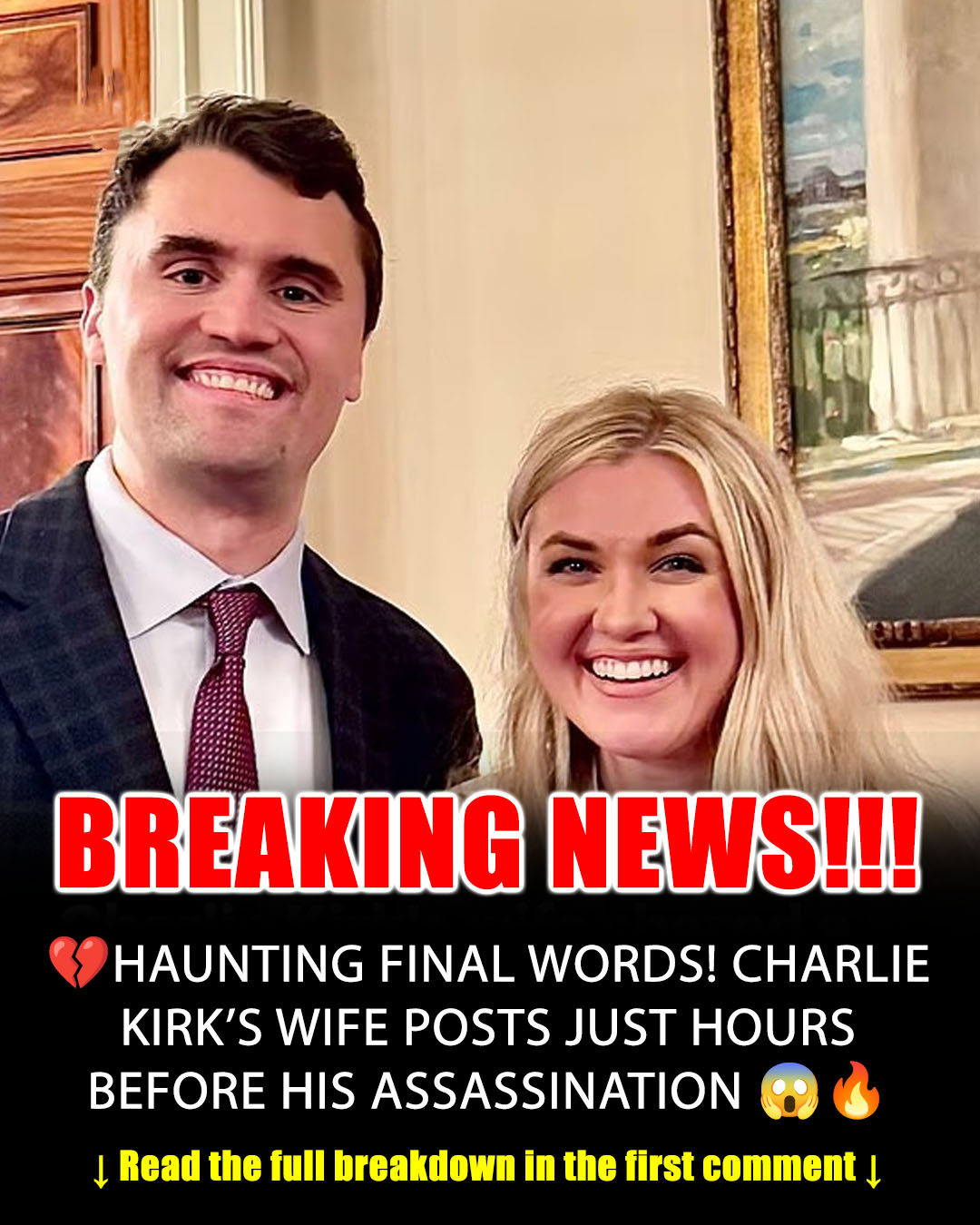 CHARLIE KIRK’S WIFE SHARES PSALM HOURS BEFORE HIS DE.*TH - Weveryday ...