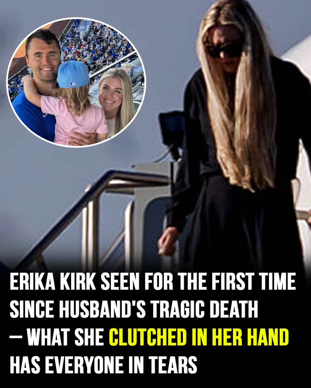 Erika Kirk seen for the first time since her husband’s tragic death ...