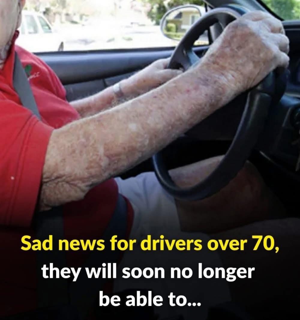 Sad news for drivers over 70, they will soon no longer be able to ...