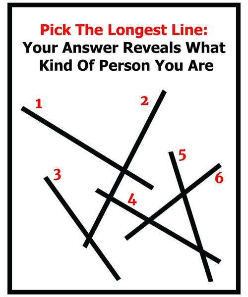 Choose the Longest Line and Uncover Surprising Personality Secrets ...
