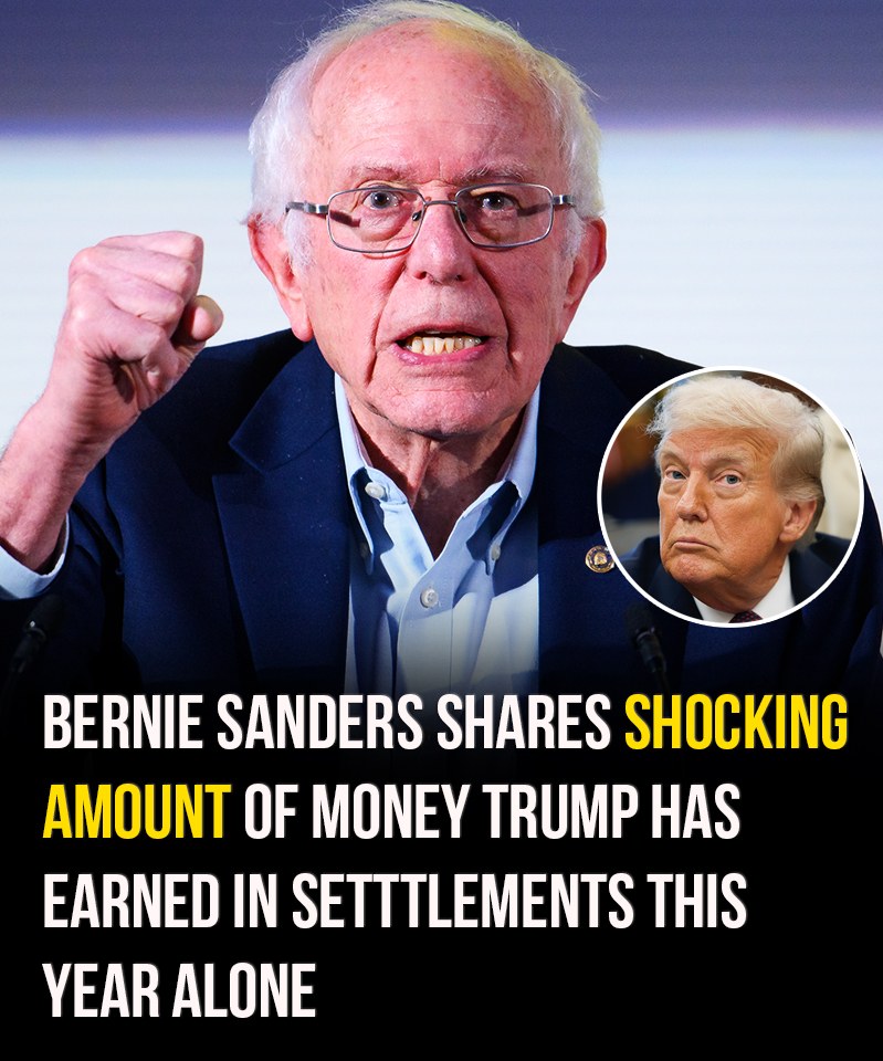 Bernie Sanders publicly criticizes Trump for the astonishing legal ...
