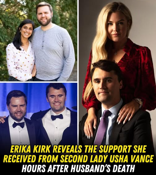 Erika Kirk Shares How Second Lady Usha Vance Helped Her Hours After ...