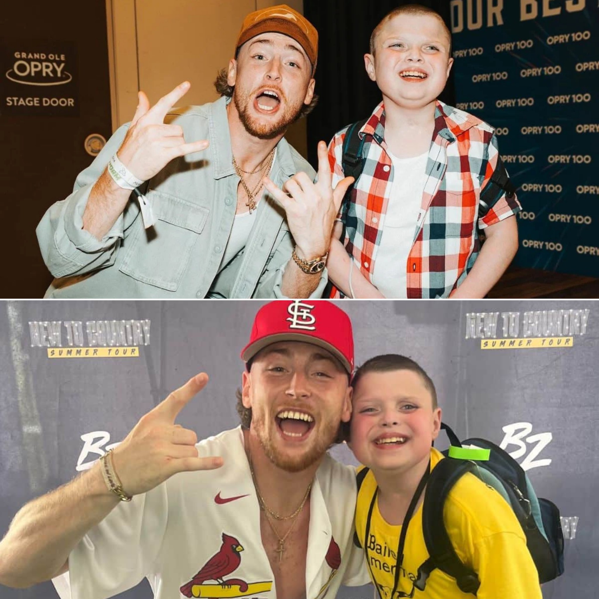 Bailey Zimmerman and 10-Year-Old Fan Lucas Share Tear-Filled Reunion at ...