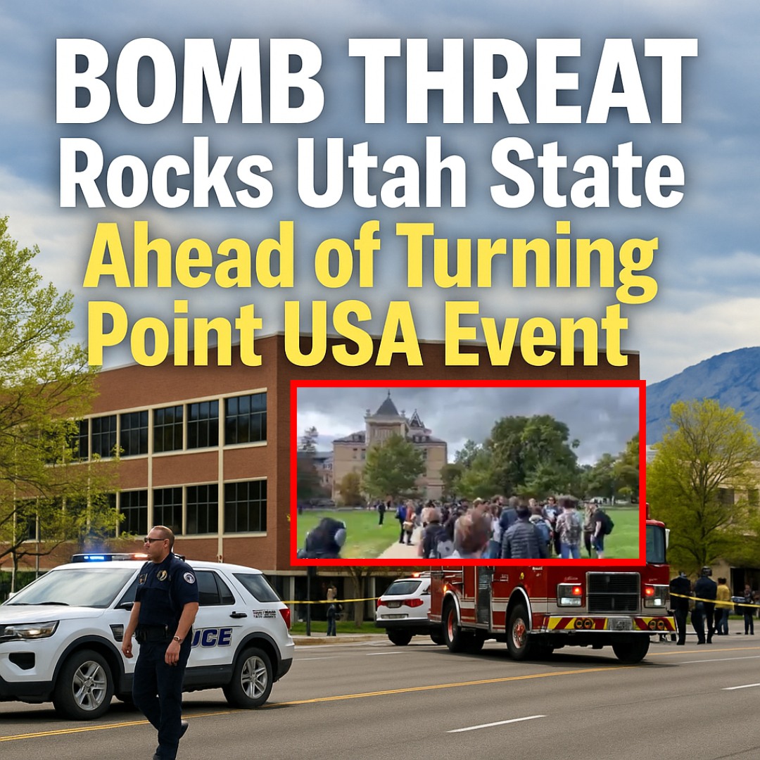 BOMB THREAT Rocks Utah State Ahead of Turning Point USA Event ...
