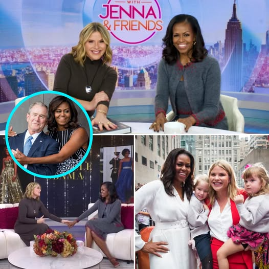 EXCLUSIVE: Jenna Bush Hager was visibly moved as Michelle Obama ...