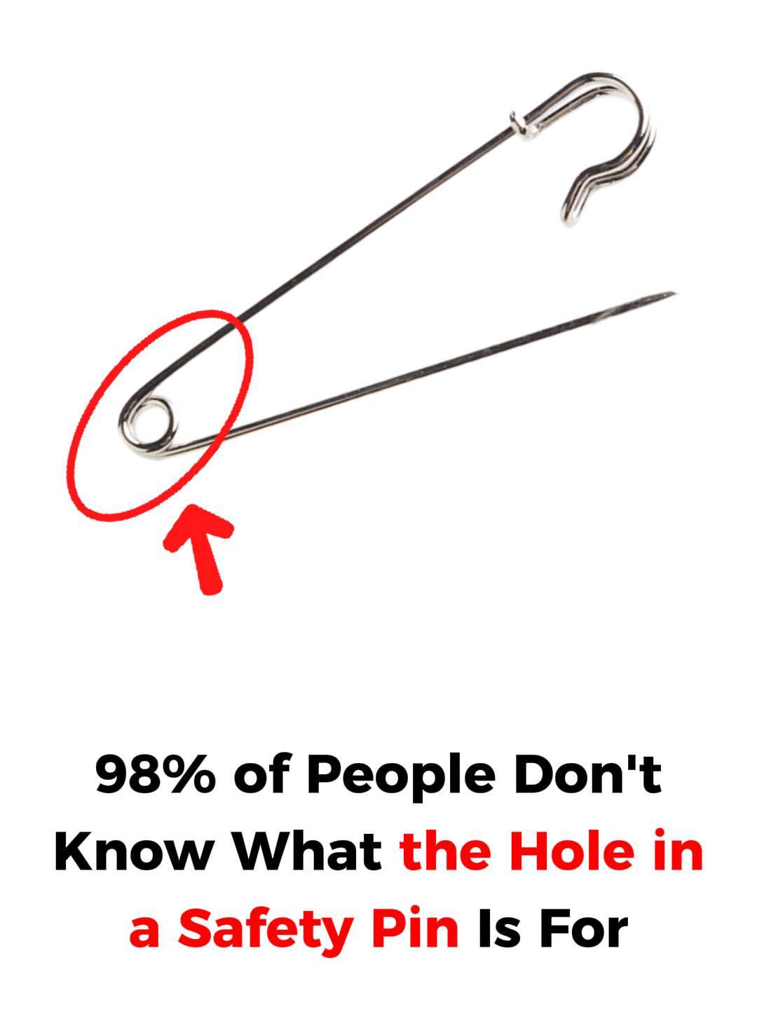 What Is The Purpose Of The Tiny Hole On A Safety Pin Weveryday Stories