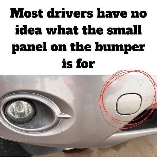 What That Tiny Square on Your Car Bumper Is Really Used For - Weveryday ...