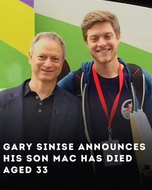 Gary Sinise Announces His Son Mac Has Died Aged 33. - Weveryday Stories