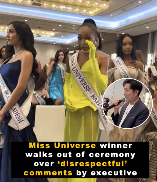 Miss Universe winner walks out after ‘disrespectful’ comment ...