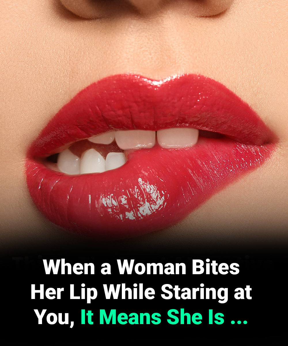 What It Means When a Woman Bites Her Lip While Glancing at You ...
