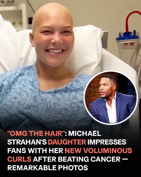 Michael Strahan’s daughter Isabella shows off her beautiful curly hair ...