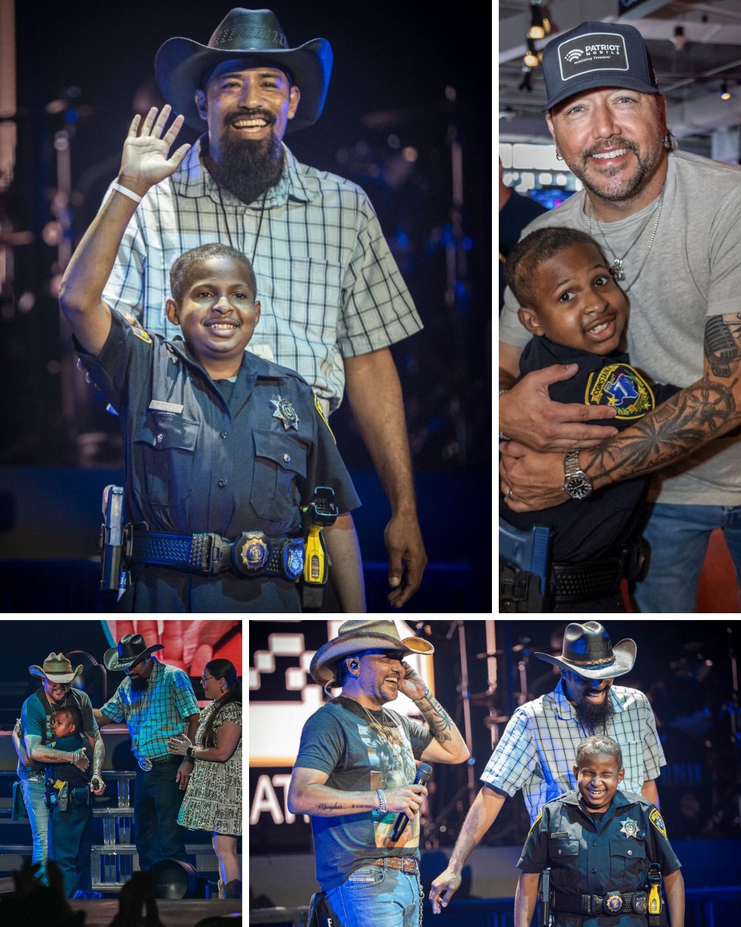 Jason Aldean and 13-Year-Old Cancer Fighter DJ Daniel Inspire Hope in ...
