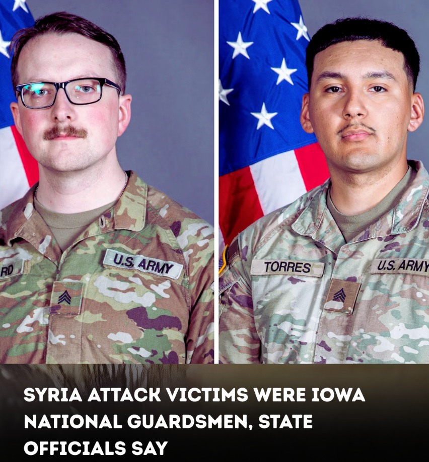 Syria attack victims were Iowa National Guardsmen, state officials say ...