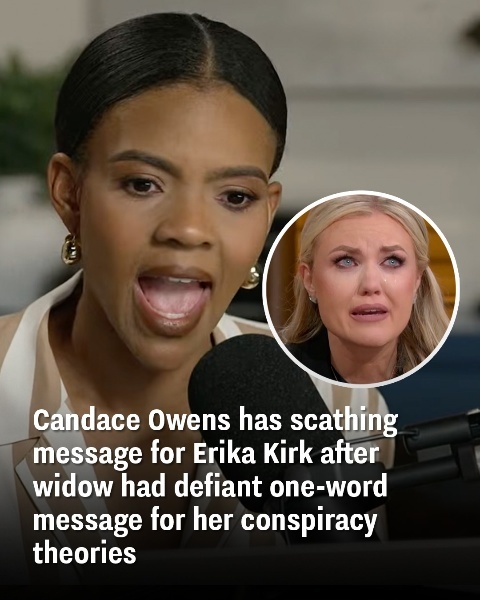 Candace Owens fires back at Erika Kirk after the widow responded with a ...