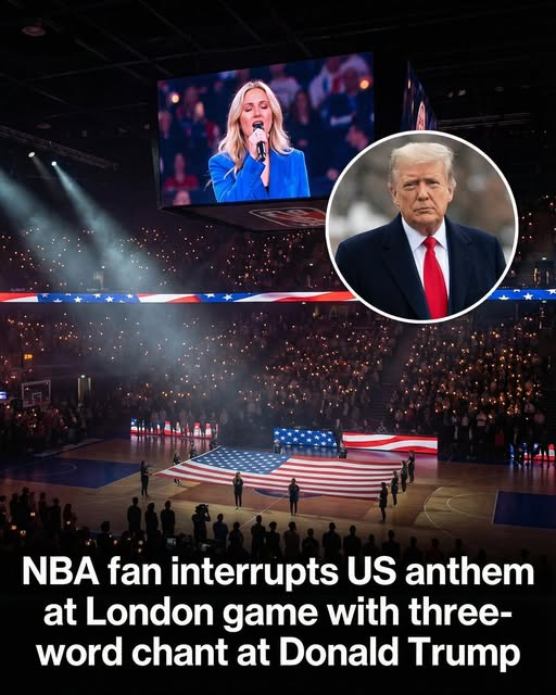 NBA Game in London Sees Crowd Moment During National Anthem - Weveryday ...
