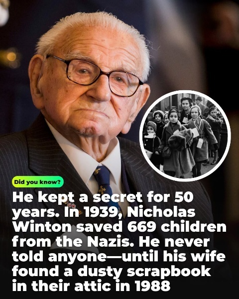 A Hidden Hero: Nicholas Winton’s Lifesaving Mission in 1939 - Weveryday ...