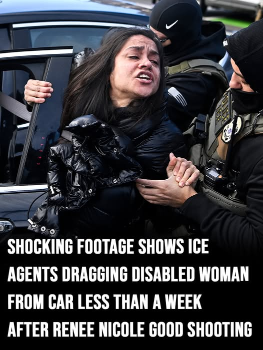 Shocking footage shows ICE agents dragging disabled woman from car less ...