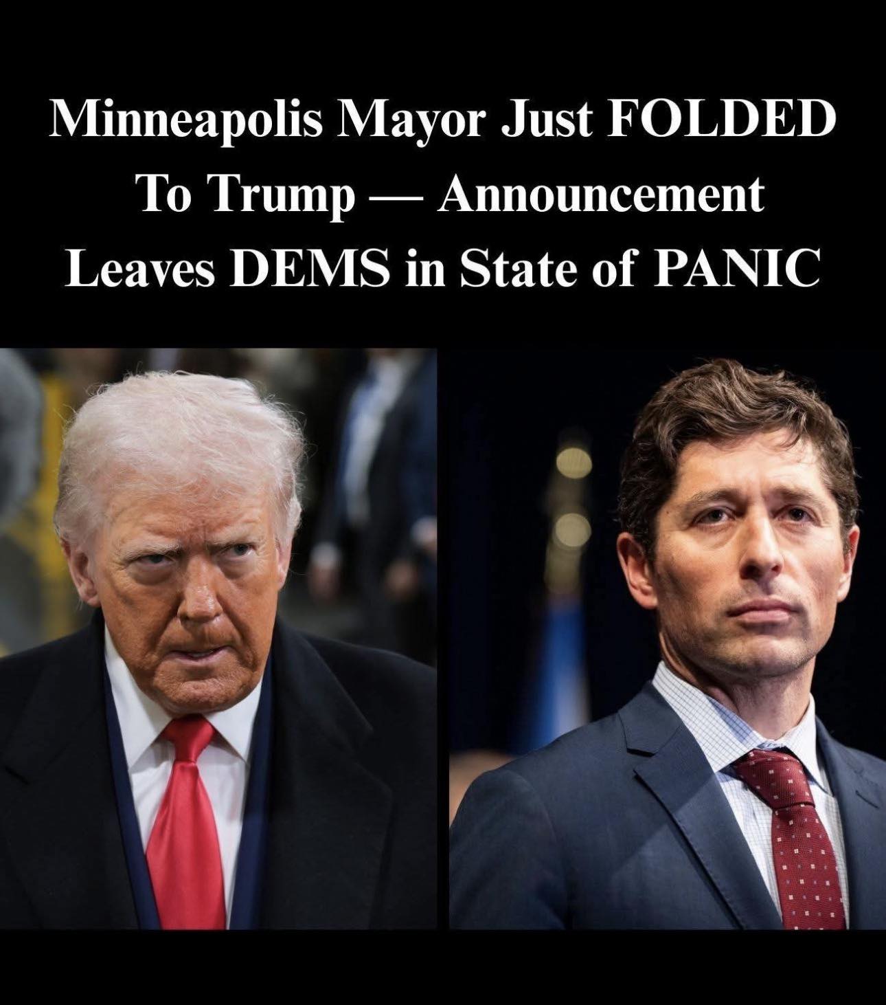 Minneapolis Mayor Jacob Frey Just FOLDED to President Donald Trump ...