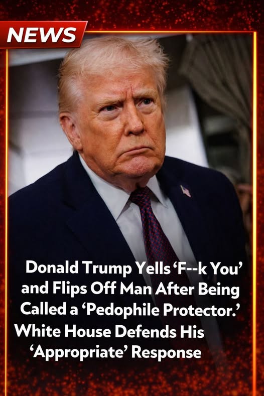 Donald Trump Yells ‘F–k You’ and Flips Off Man After Being Called a ...