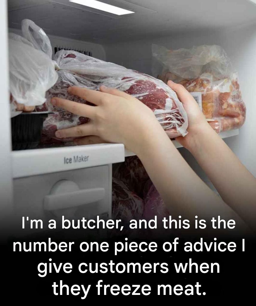 I’m a butcher: here’s the number one tip I always give for freezing ...