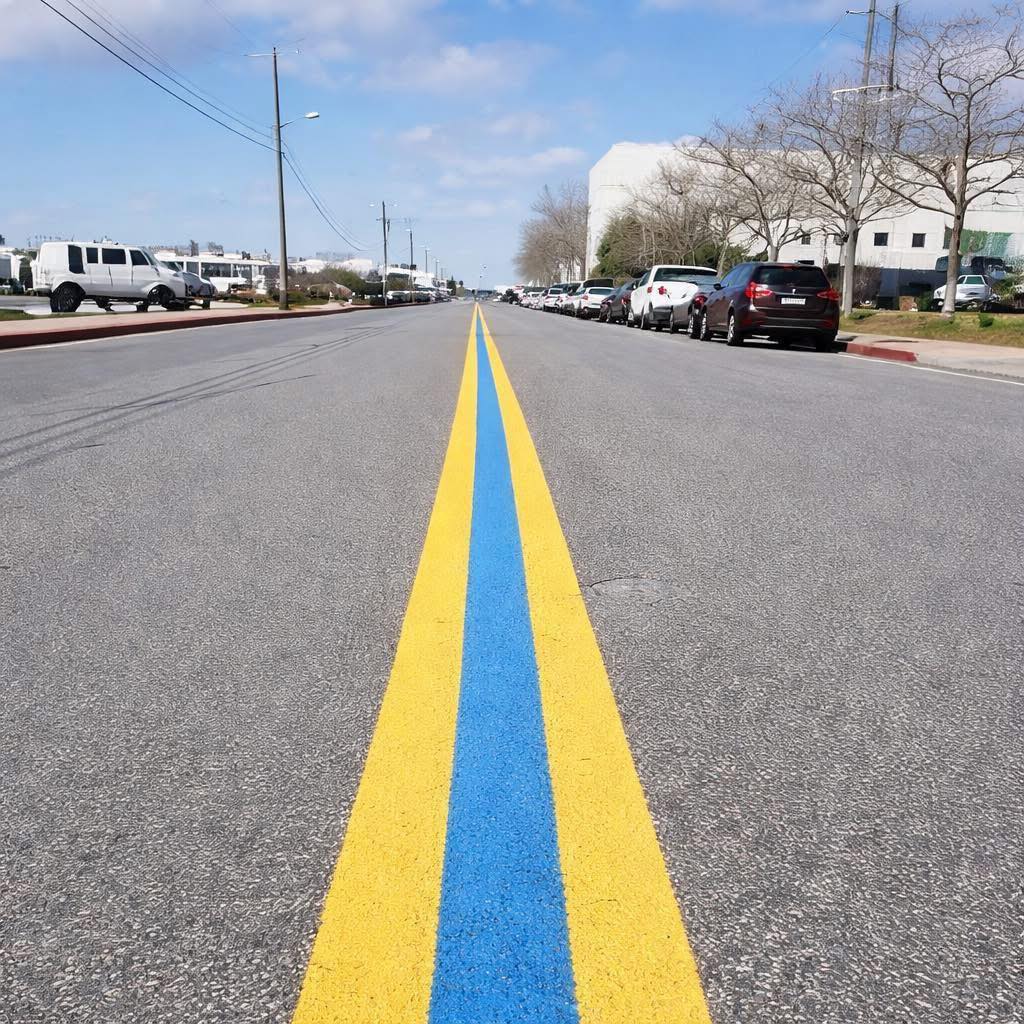 Wondering About That Blue Line on the Street? Here’s the Answer ...