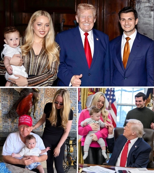 Tiffany Trump and her husband share photos of baby Alexander, who is ...
