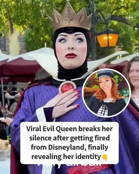 After losing her job at Disneyland, the viral Evil Queen breaks her ...