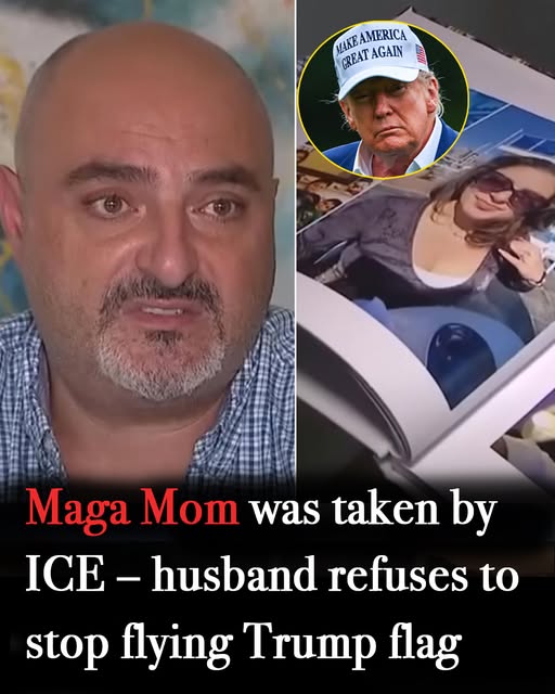 A Pro‑Trump Woman Is Detained by ICE While Her Husband Holds Up a Trump ...