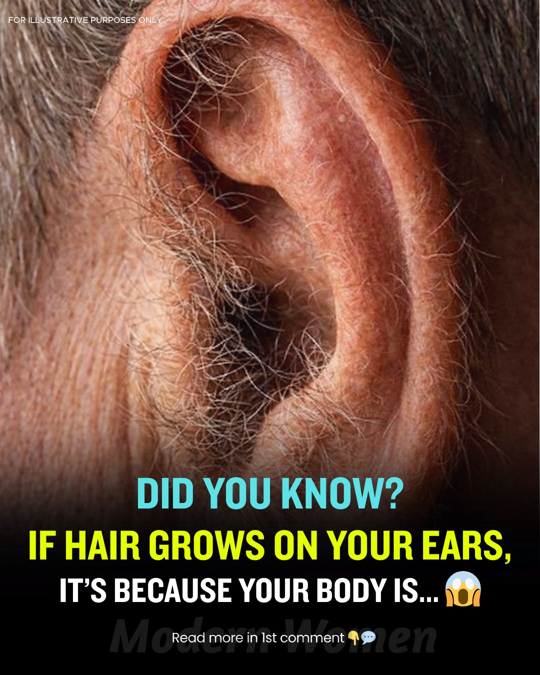 Why Ear Hair Appears as We Age - Weveryday Stories